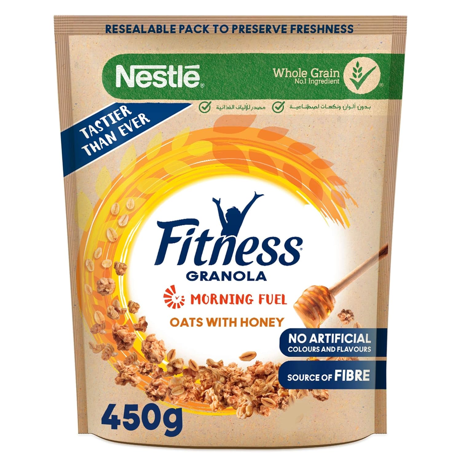Nestle Fitness Granola Morning Fuel Oats With Honey, 450g : Amazon.in ...