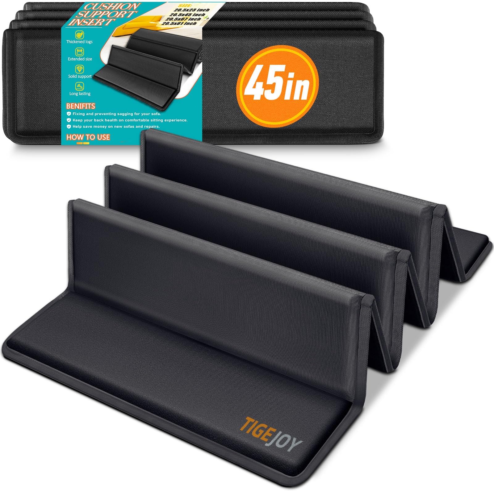 Amazon.com: TigeJoy Heavy Duty Sofa Cushion Support Board for Sagging ...