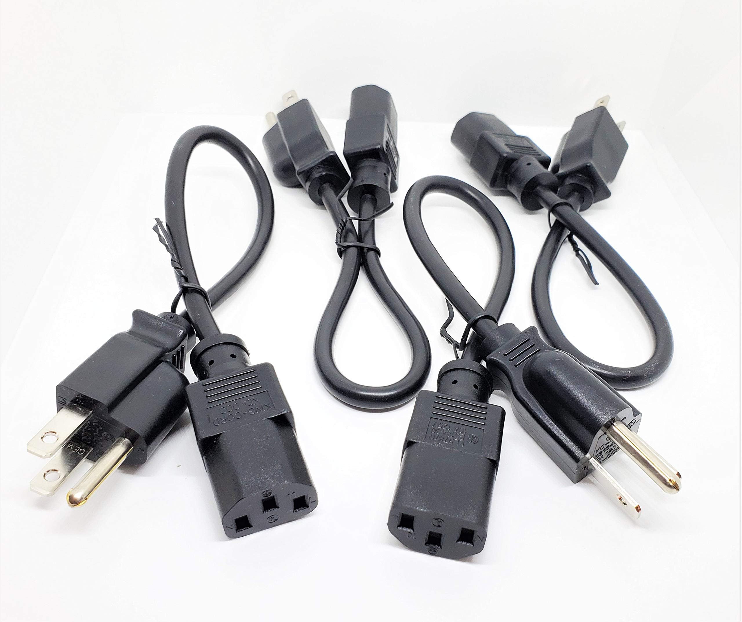 Amazon.com: Pc Accessories - Connectors Pro 5-Pack 18" Universal Power ...