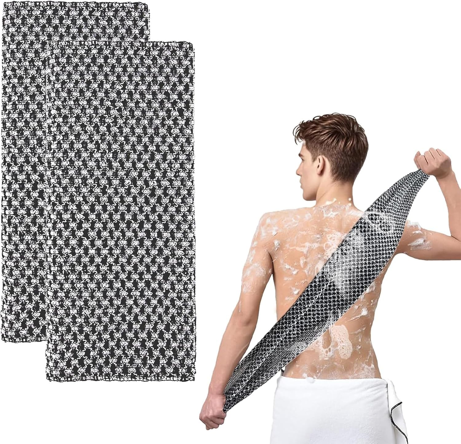 Deep Cleaning Exfoliating Towel, Rip-Resistant Durable Exfoliating ...