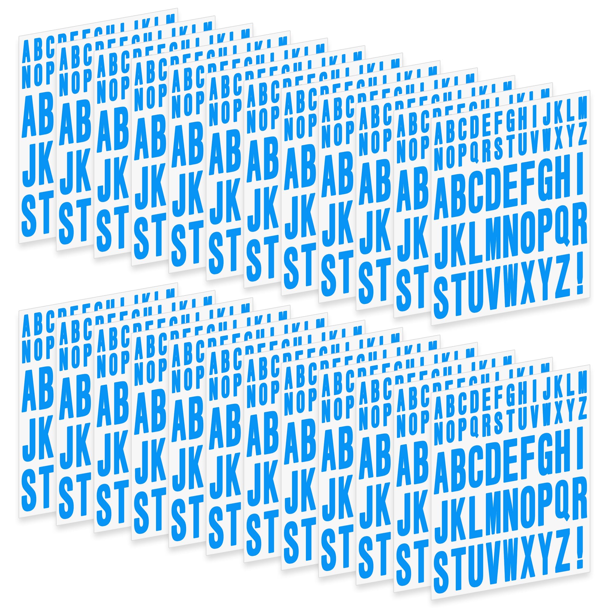 Amazon.com: 1272 Pcs 24 Sheets Letter Stickers Large Alphabet Stickers ...