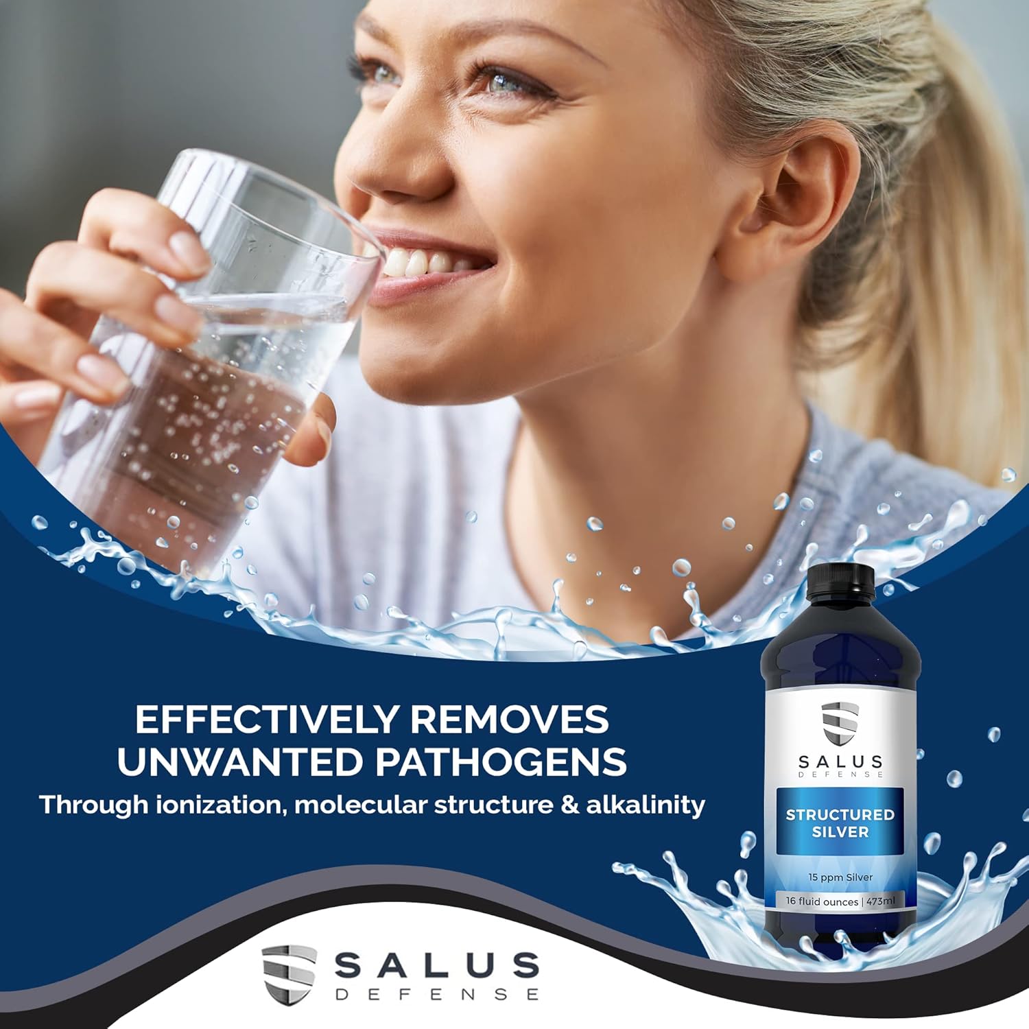 Salus Defense Structured Silver Liquid – Suplemento diario de apoyo ...