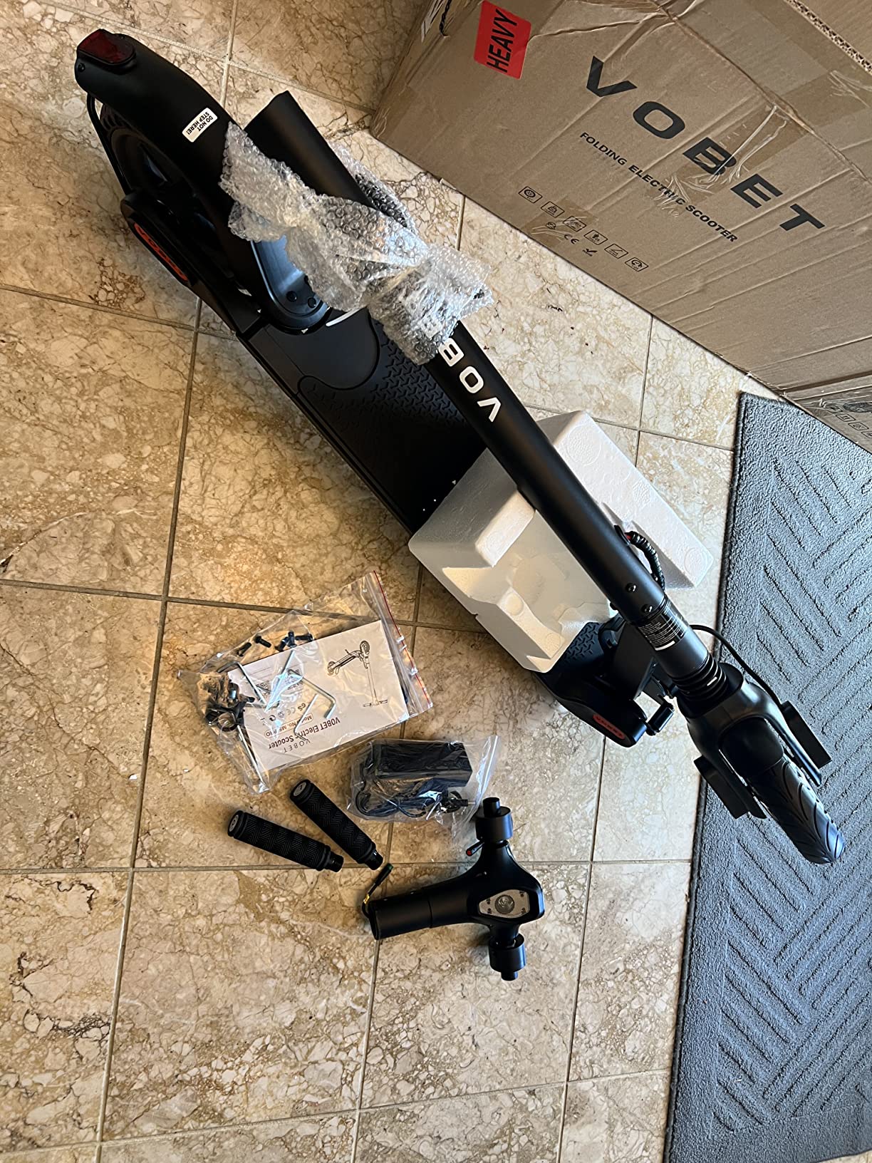 $50/mo - Finance VOBETSCOOTER Electric Scooter,350W Motor,8.5" Solid ...