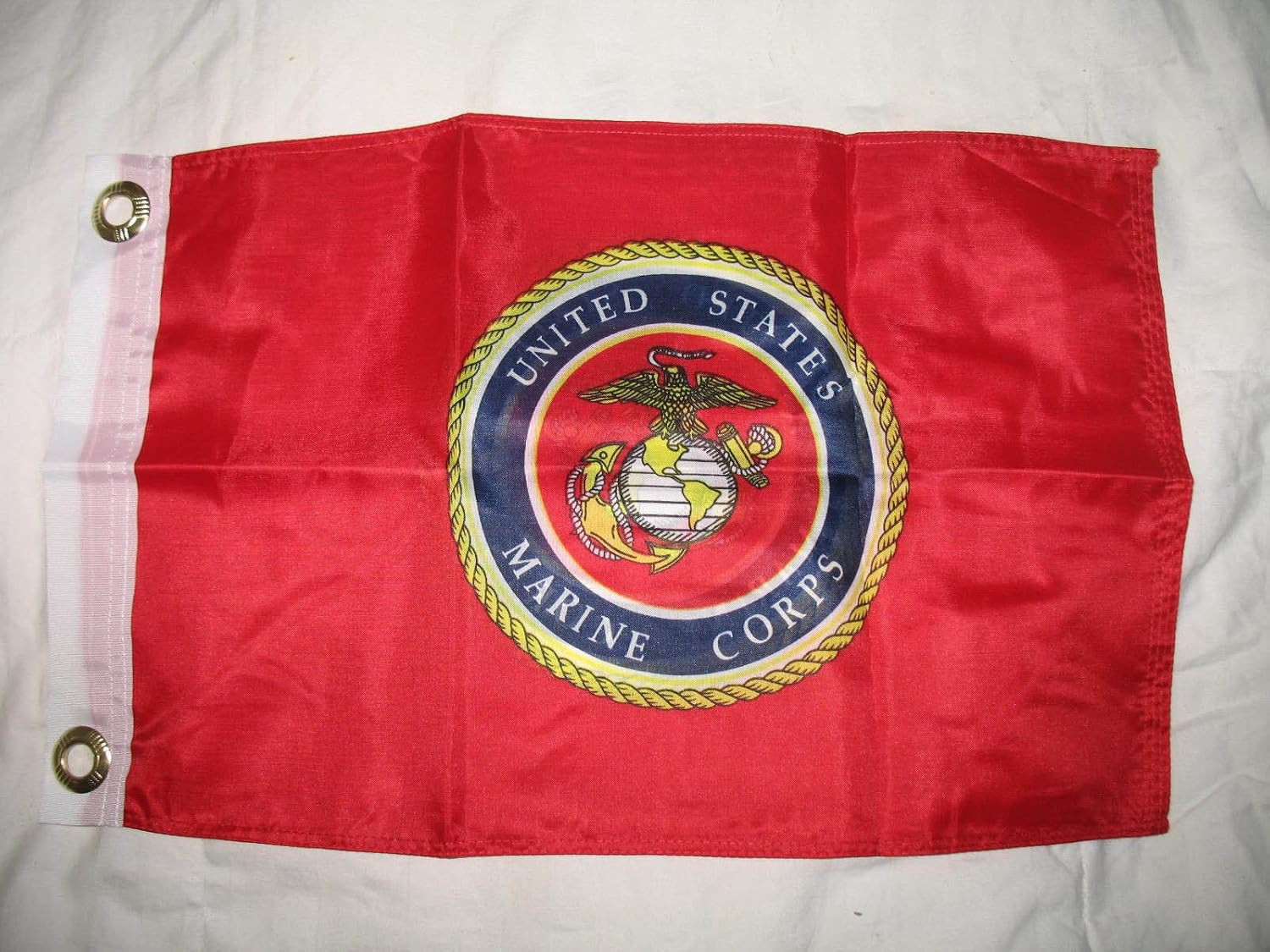 Amazon.com : Usmc Marine Corps Flag Superpoly 2Ply 12X18 Boat Flag ...