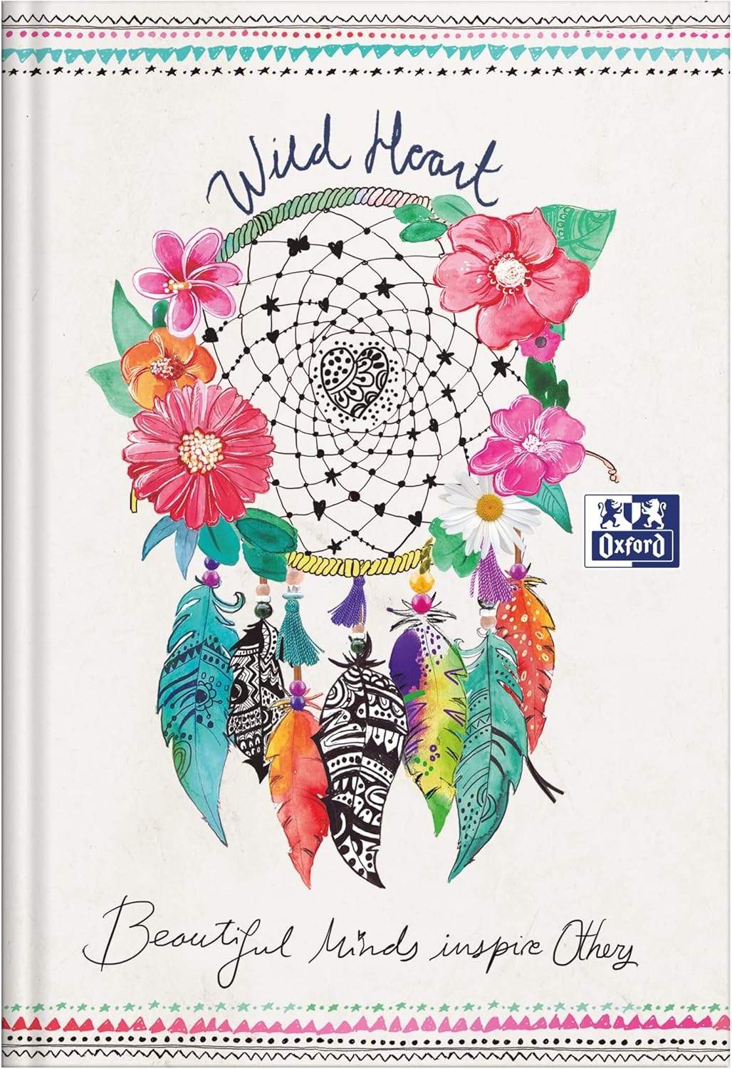 Amazon.com : Oxford Boho Chic Daily Academic Diary 2019-2020 1 Day 352 ...