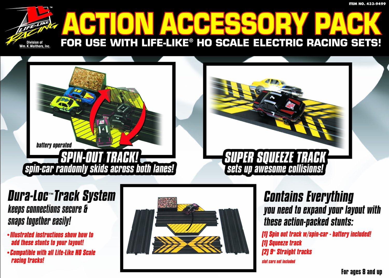 Amazon.com: Life-Like Action Accessory Dura Lockrace Track Pack : Toys ...