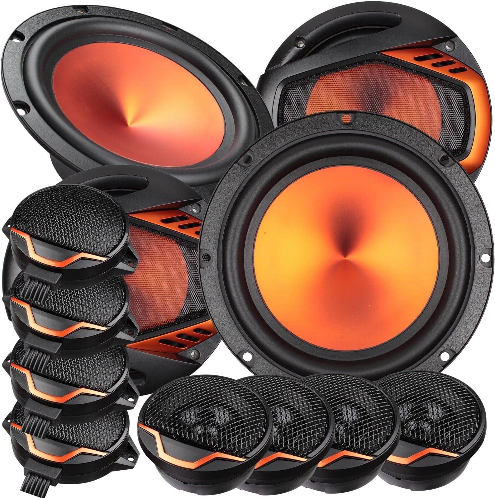 Amazon.com: STX Audio 1300W 6.5-Inch 2-Way Car Audio Component Speakers ...