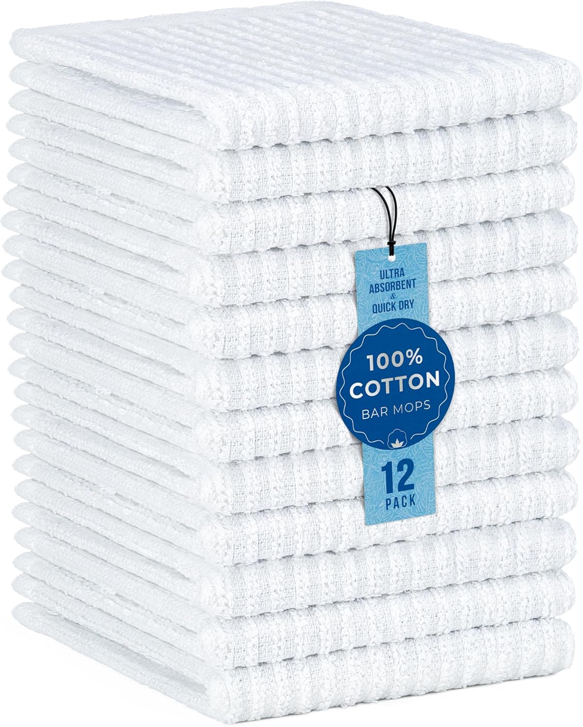 Amazon.com: DecorRack 12 Pack 100% Cotton Kitchen Towels for Cleaning ...