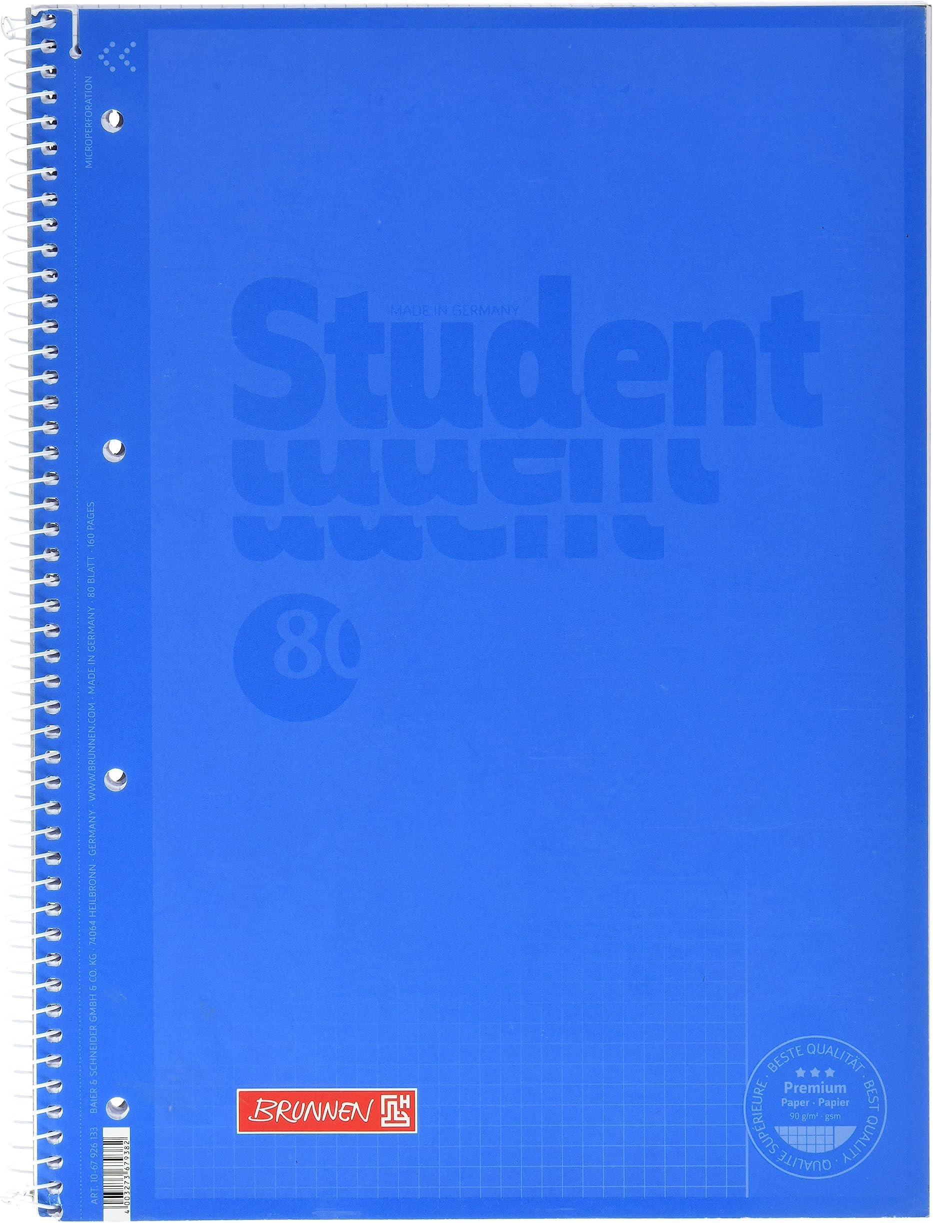 Brunnen 1067926133 Notizblock / Collegeblock Student Colour Code (A4 ...