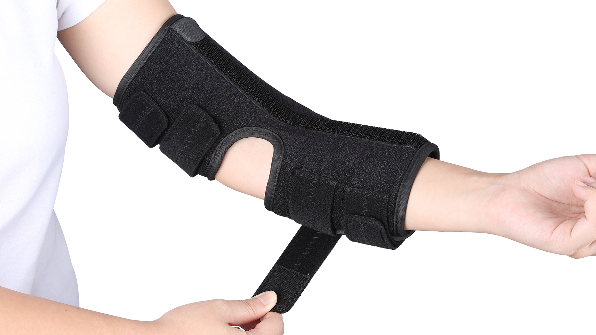 Watch Adjustable angle Elbow Brace Instructions for use on Amazon Live