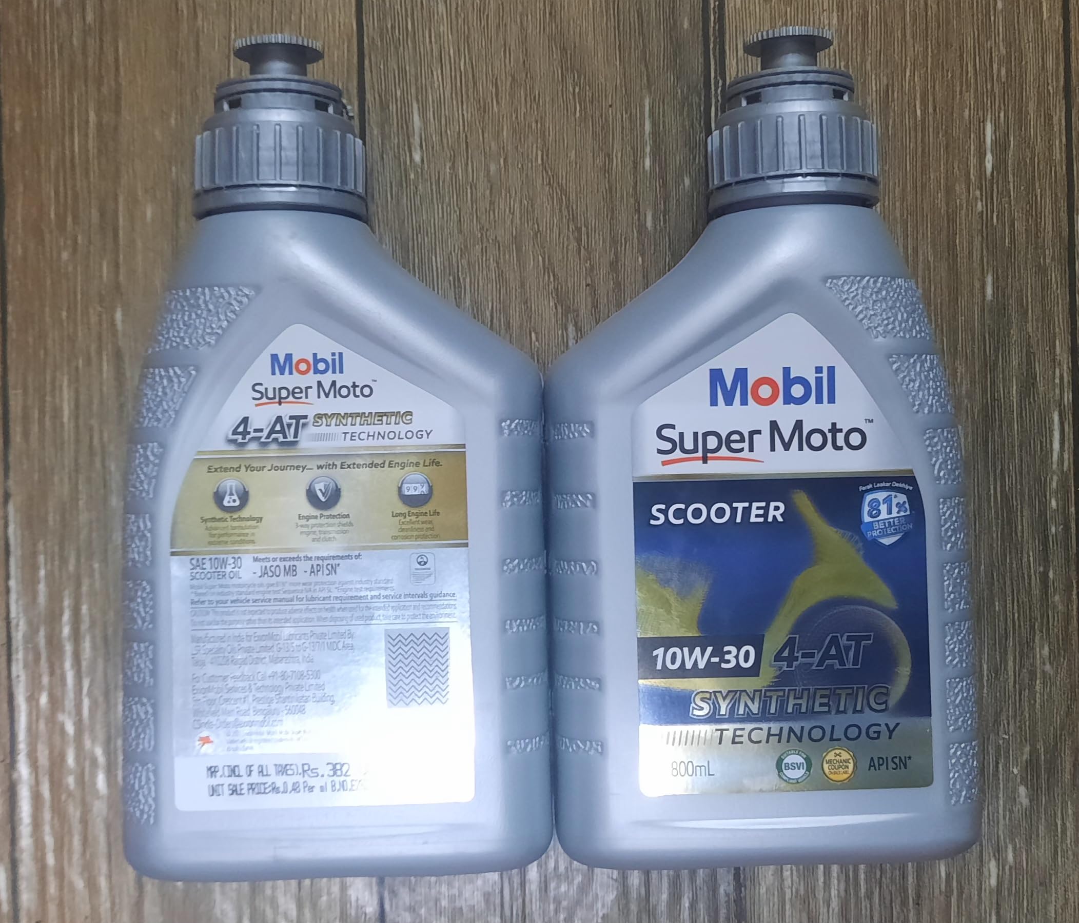 Mobil 1 Super Moto Scooter 10W-30 4-at Technology Engine Oil for ...