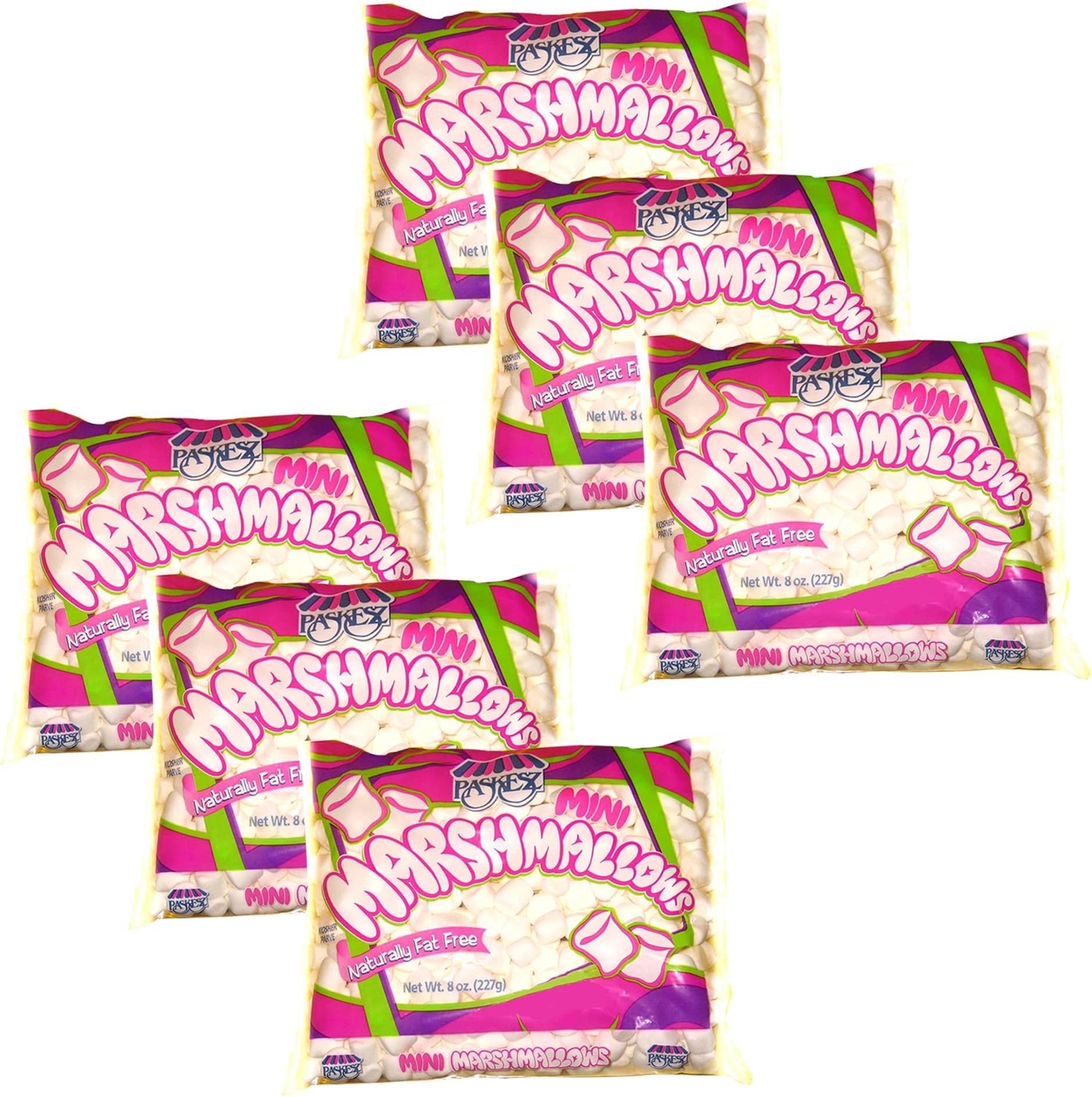 Amazon.com : Paskesz - Marshmallows - Case (Twelve 8 oz. bags) : Kosher ...