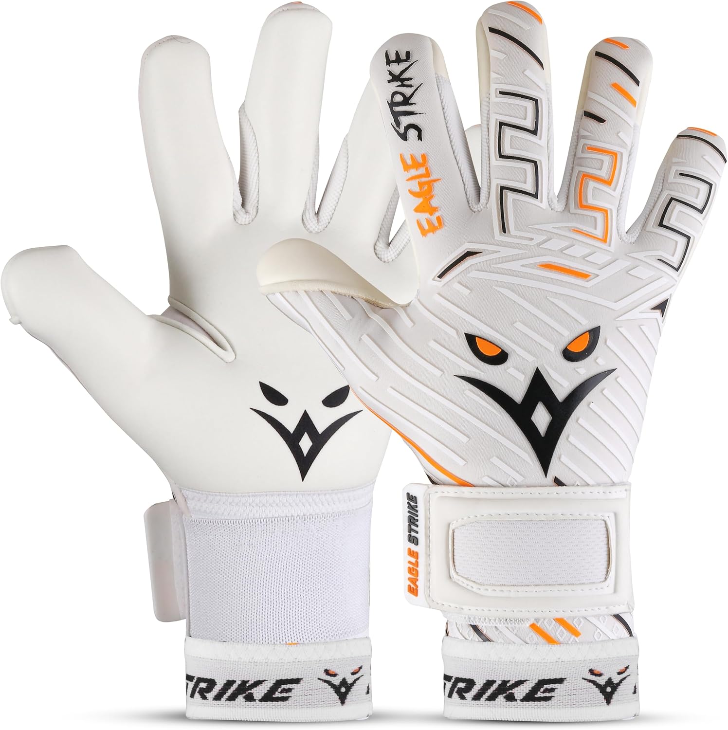 Goalkeeper Goalie Gloves| Soccer Gloves with Wrist Support | Football Goal Keeper Gloves for ...