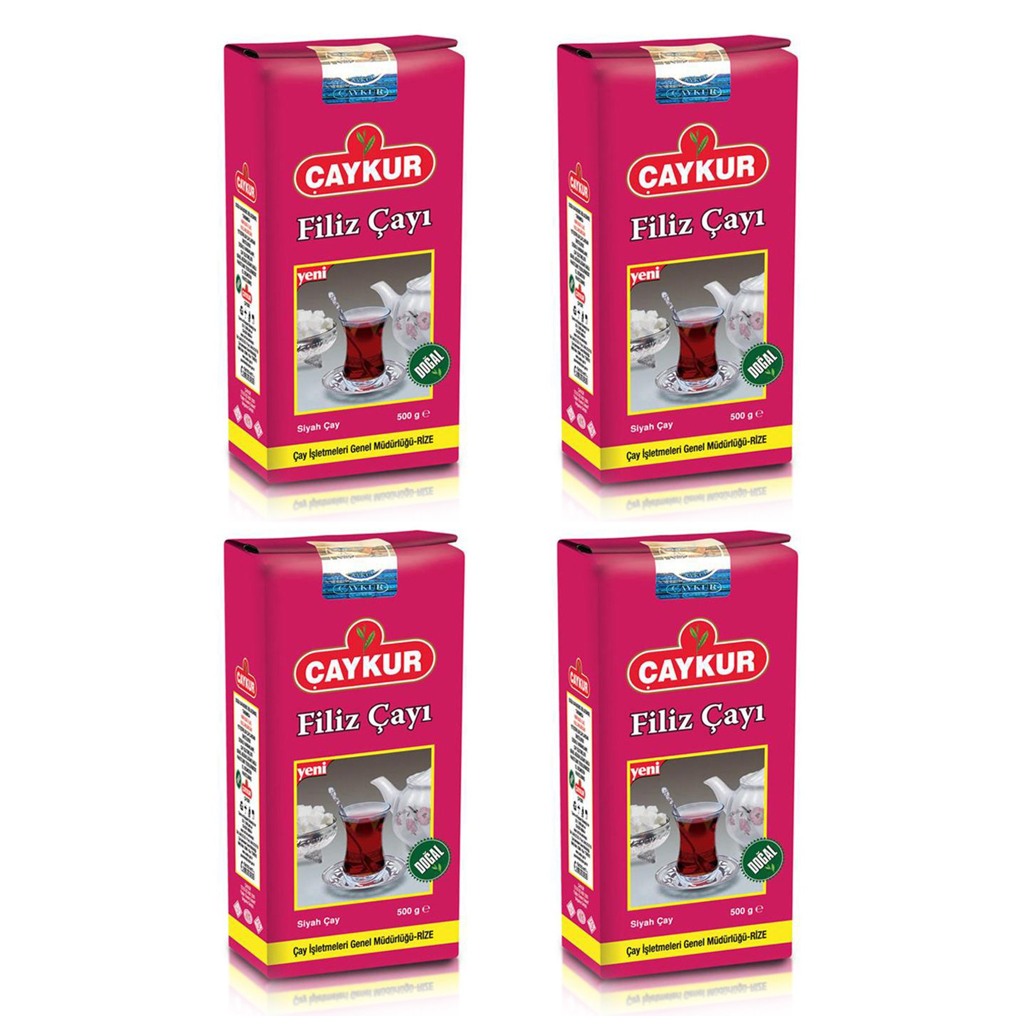 Caykur Filiz Turkish Black Tea 4 x 500 g Value Pack : Amazon.co.uk: Grocery