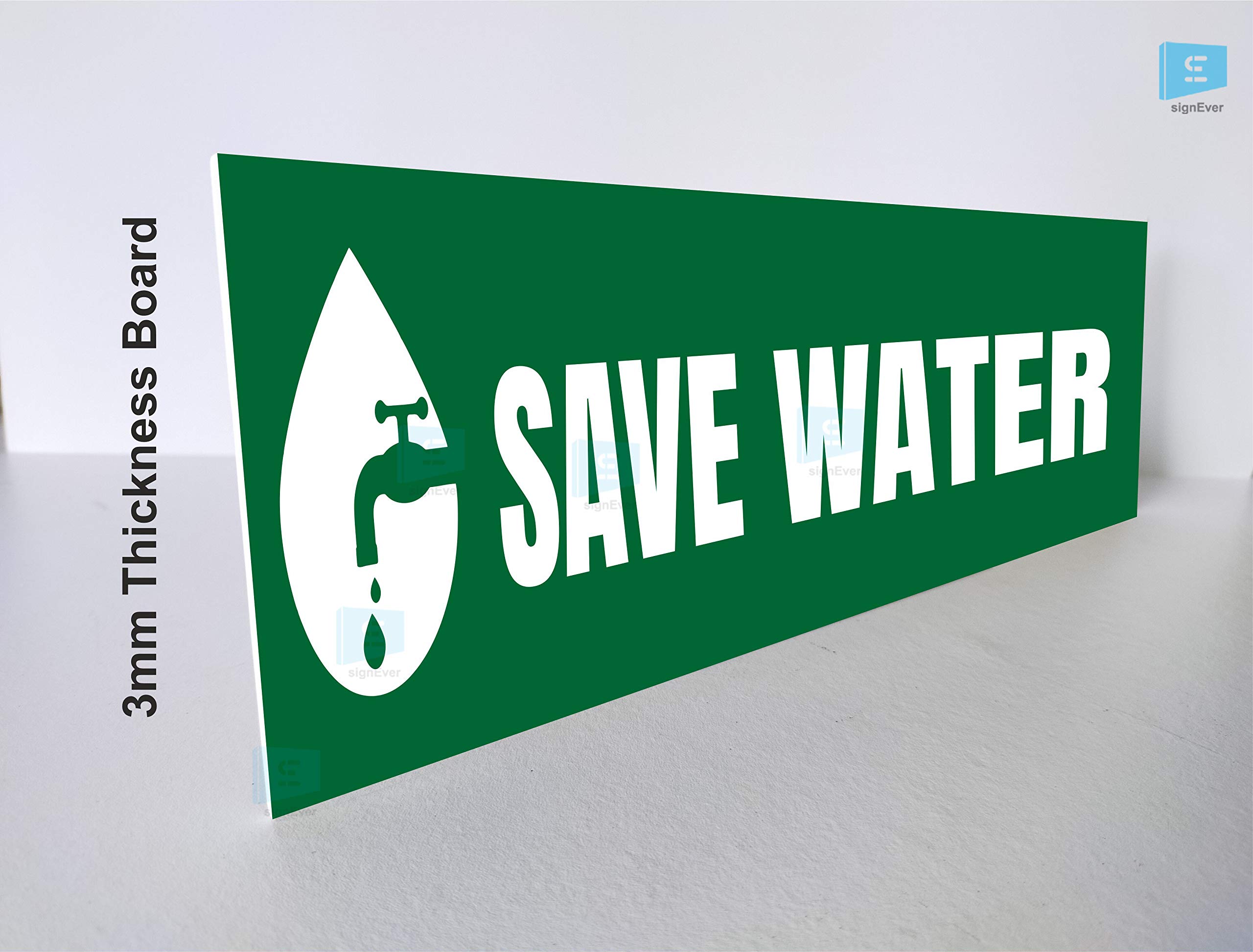 Buy SIGN EVER Save Water Sign Boards For School Office Collage Factory ...