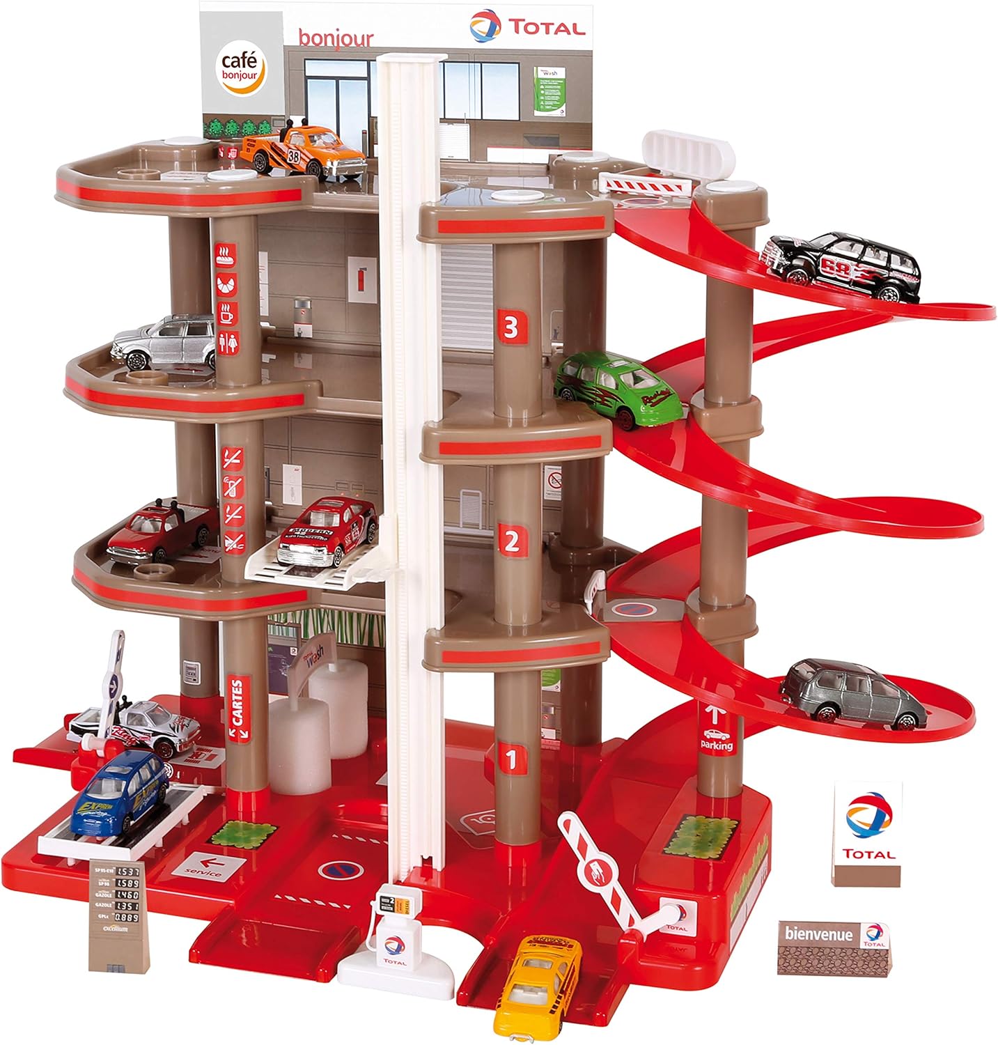 Total Garage, 401006, Red Grey Black – TopToy