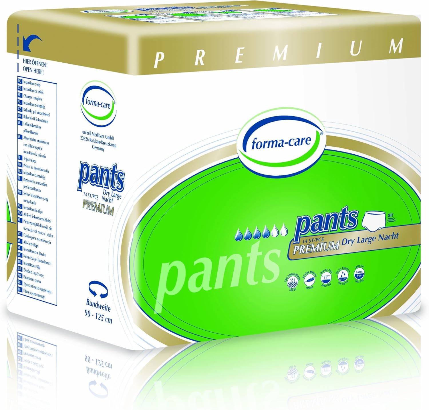 Large Night Time Forma Care Premium Dry Pull Up Incontinence Pants. (84 ...