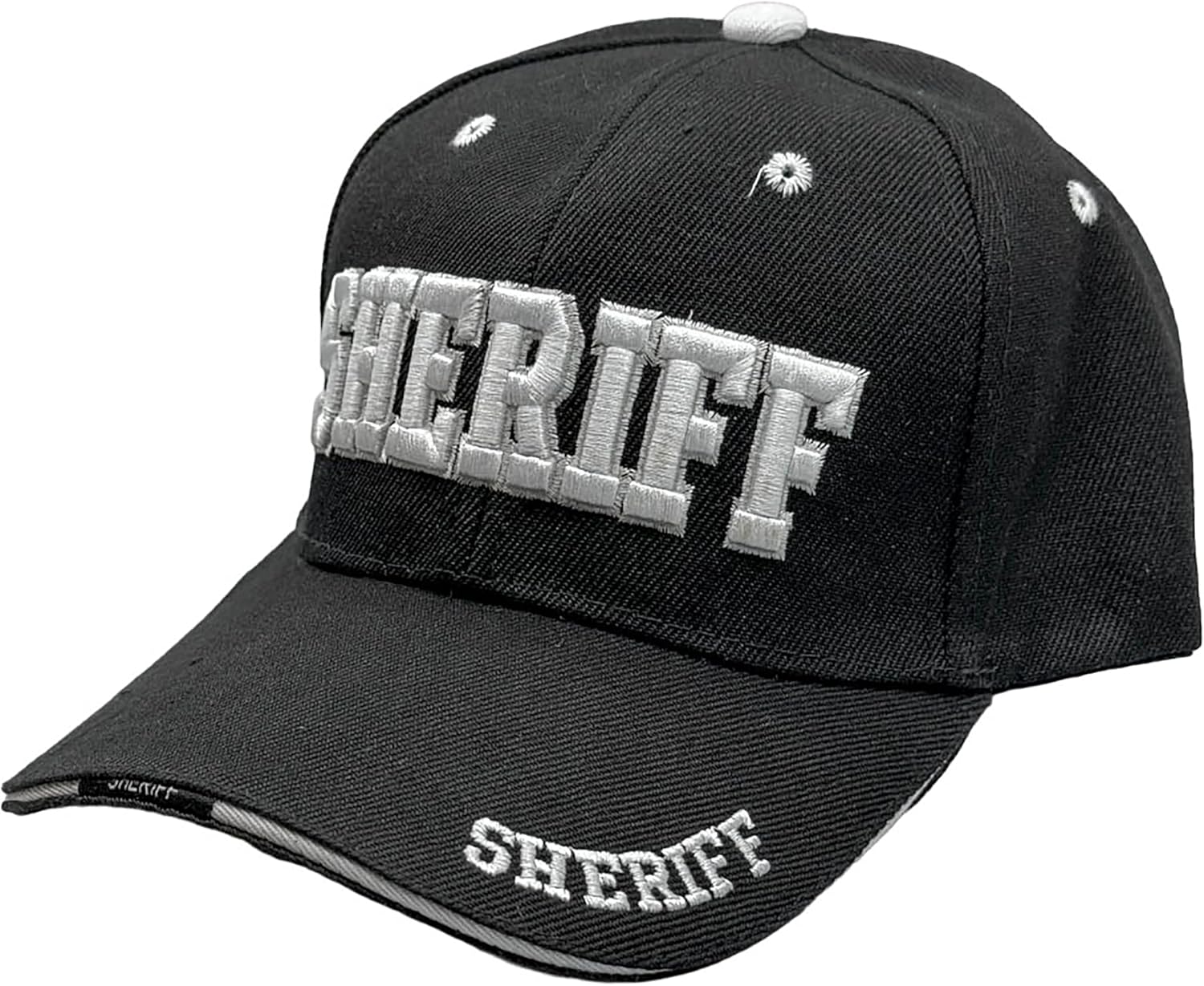Freedom Farms Sheriff Hat Law Enforcement Baseball Cap - White ...