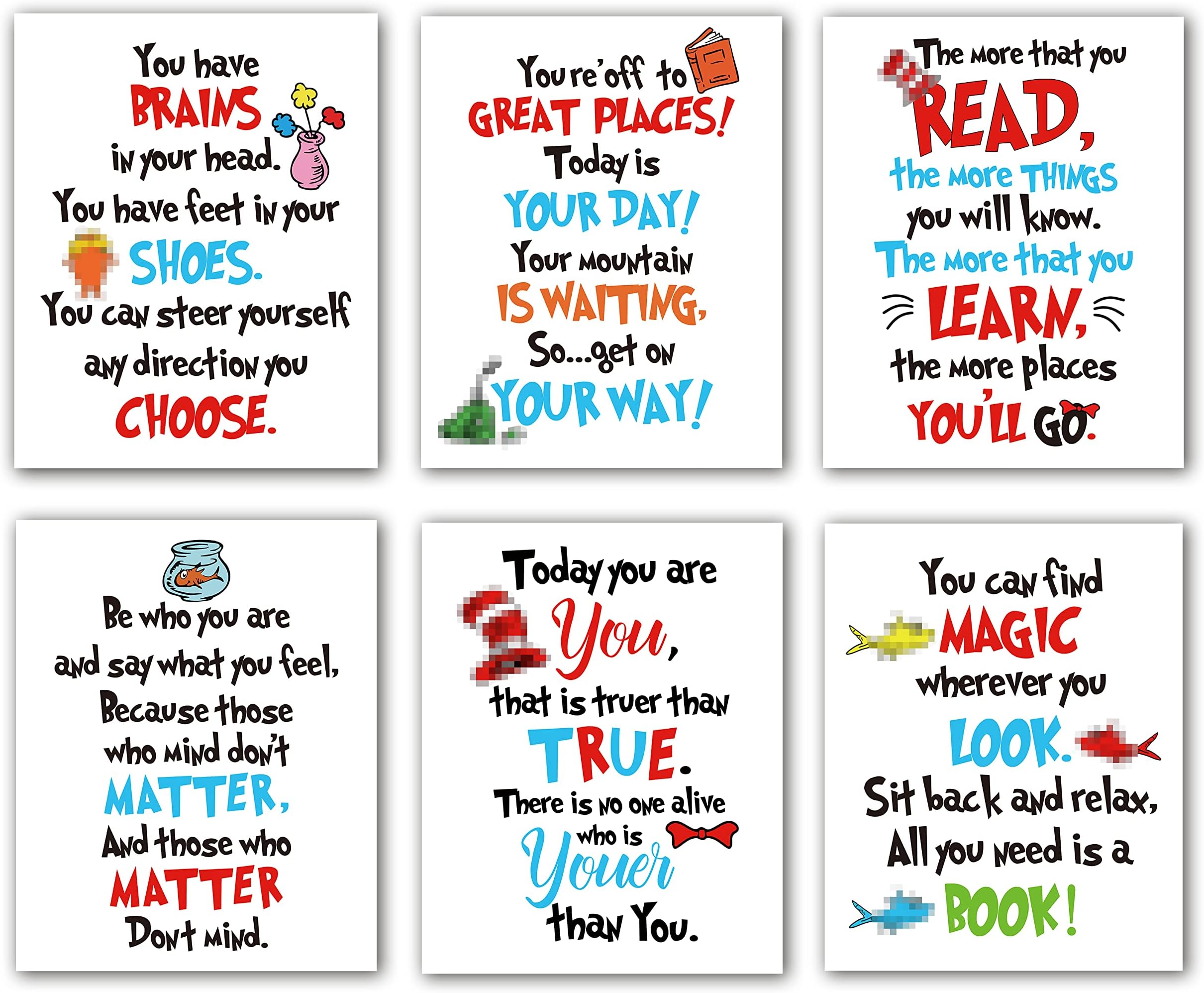 Amazon.com: ECHO-LIT, LLC Children`s Literature Inspirational Quote ...