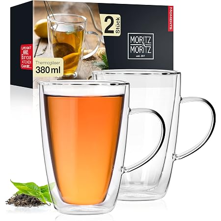 Doppelwandige Teeglaser Mit Henkel