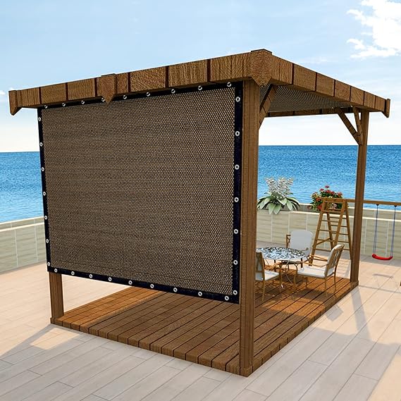 Amazon.com : Artpuch Outdoor Shade Cloth with Grommets 6x6ft Privacy ...