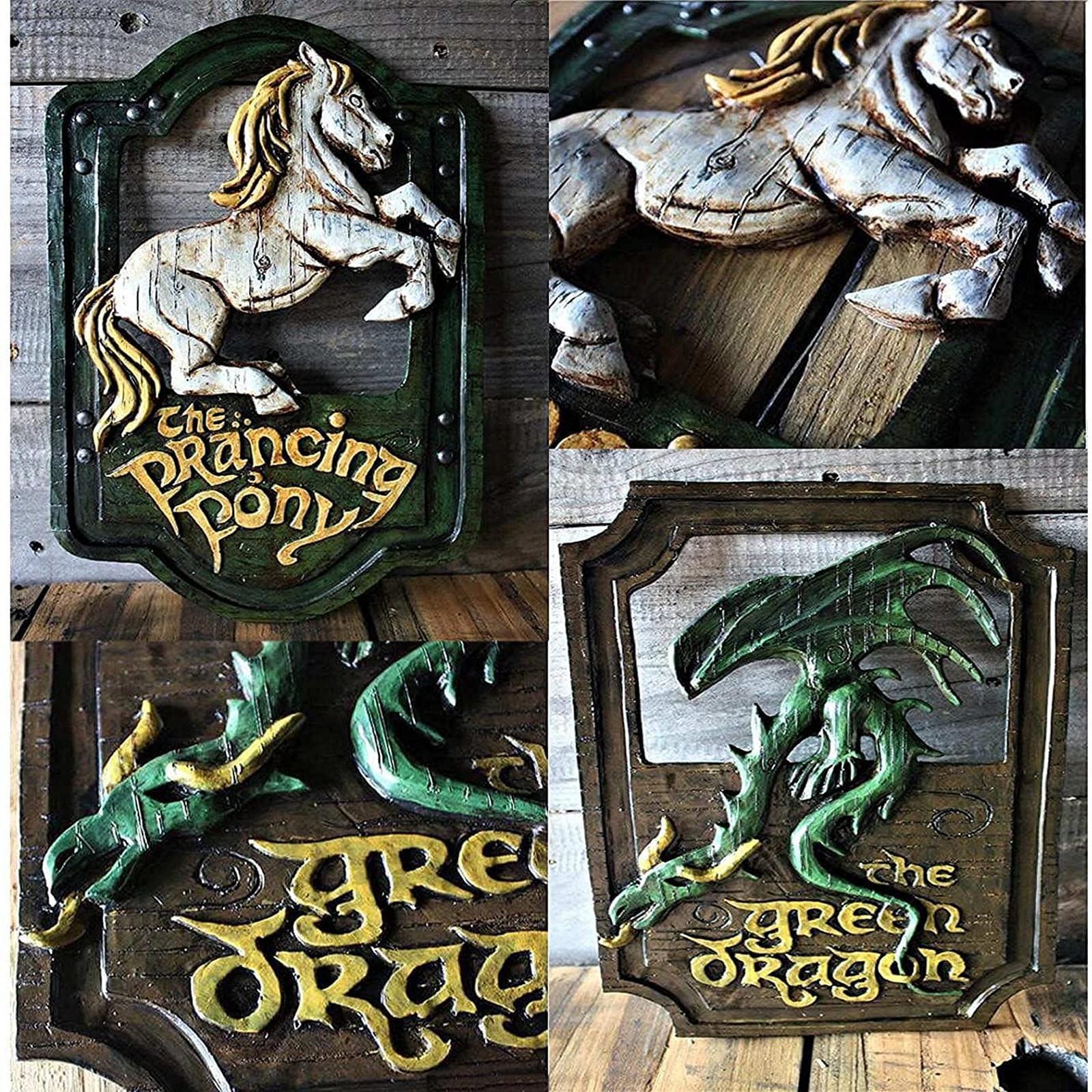 Buy NAUXIU Lord Of The Rings The Prancing Pony And The Green Dragon Pub ...