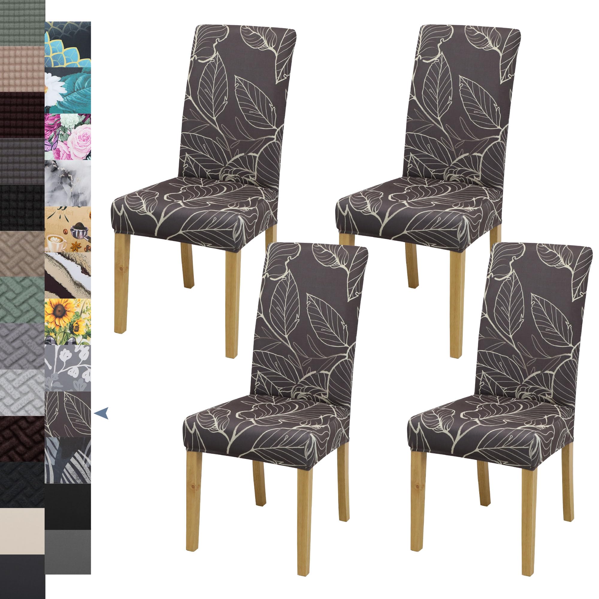 Amazon.com: BIETYONE Dining Chair Cover,Dining Room Chair Covers Set of ...