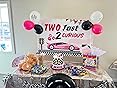 Amazon.com: Sursurprise Two Fast Birthday Decorations for Girl, Two ...