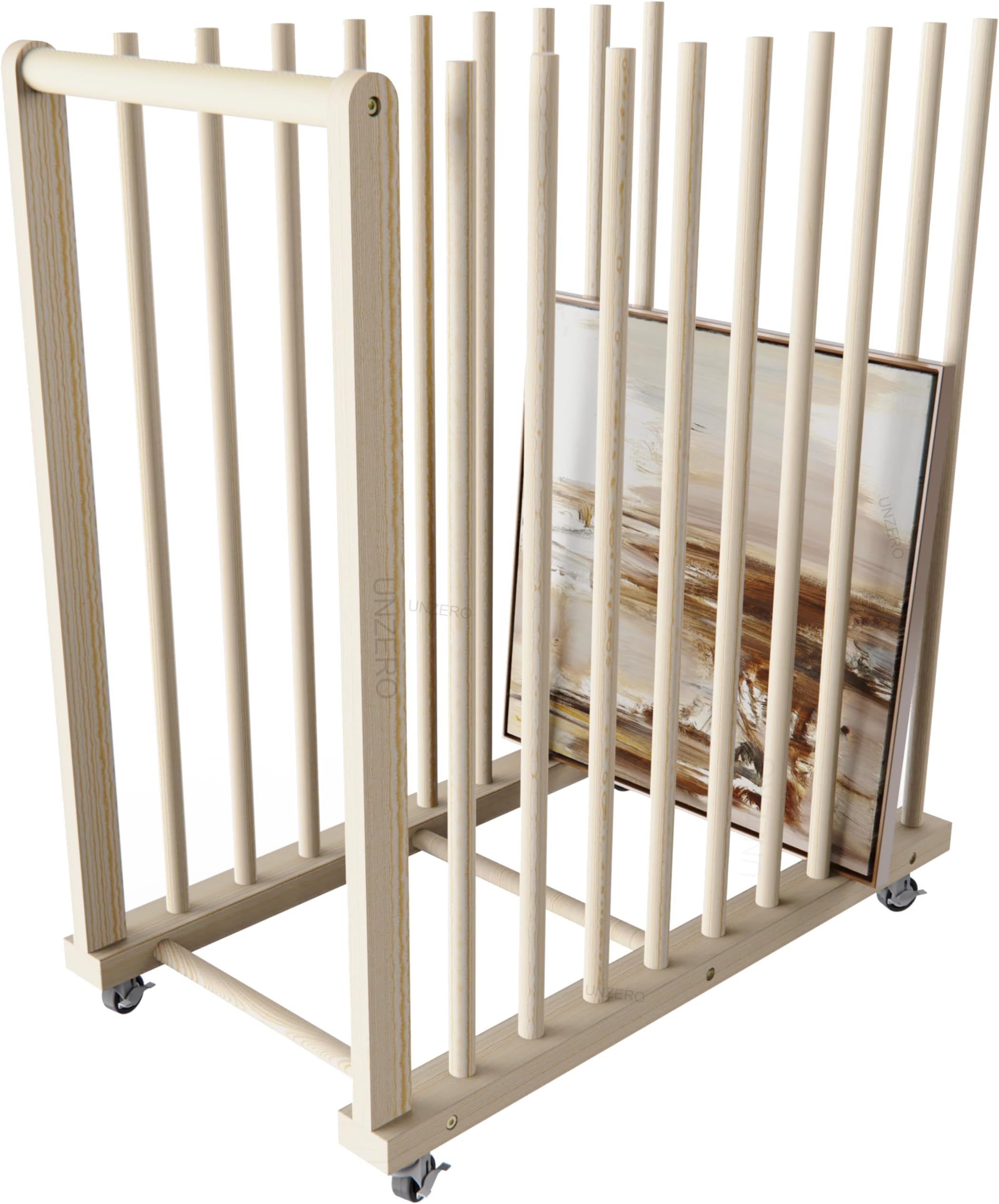 Amazon.com: LEJITEKK Art Storage Rack,Wood Art Drying Storage Stand ...