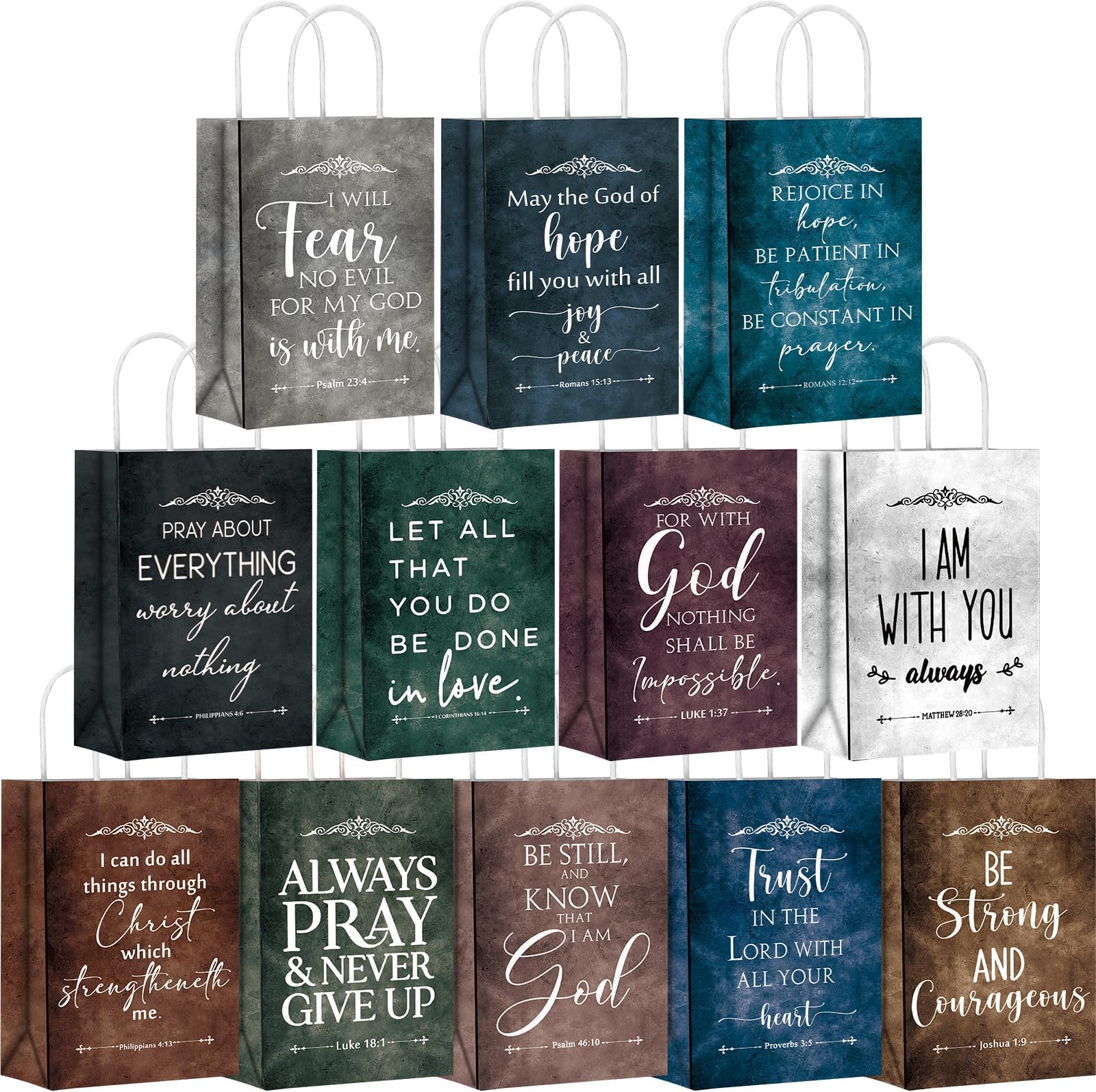 Amazon.com: Skyygemm 36 Pcs Christian Paper Bags Bulk Gift Religious ...