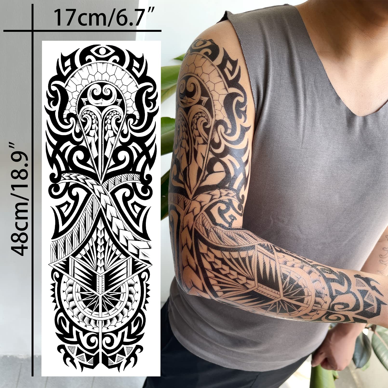 Awesome Tribal Sleeve Tattoos