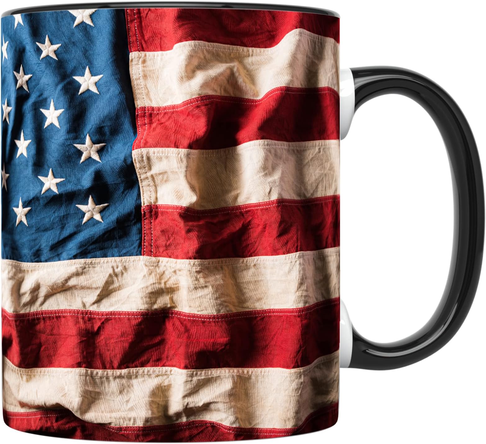 Amazon.com: Rogue River Tactical Patriotic USA Flag Coffee Mug Novelty ...