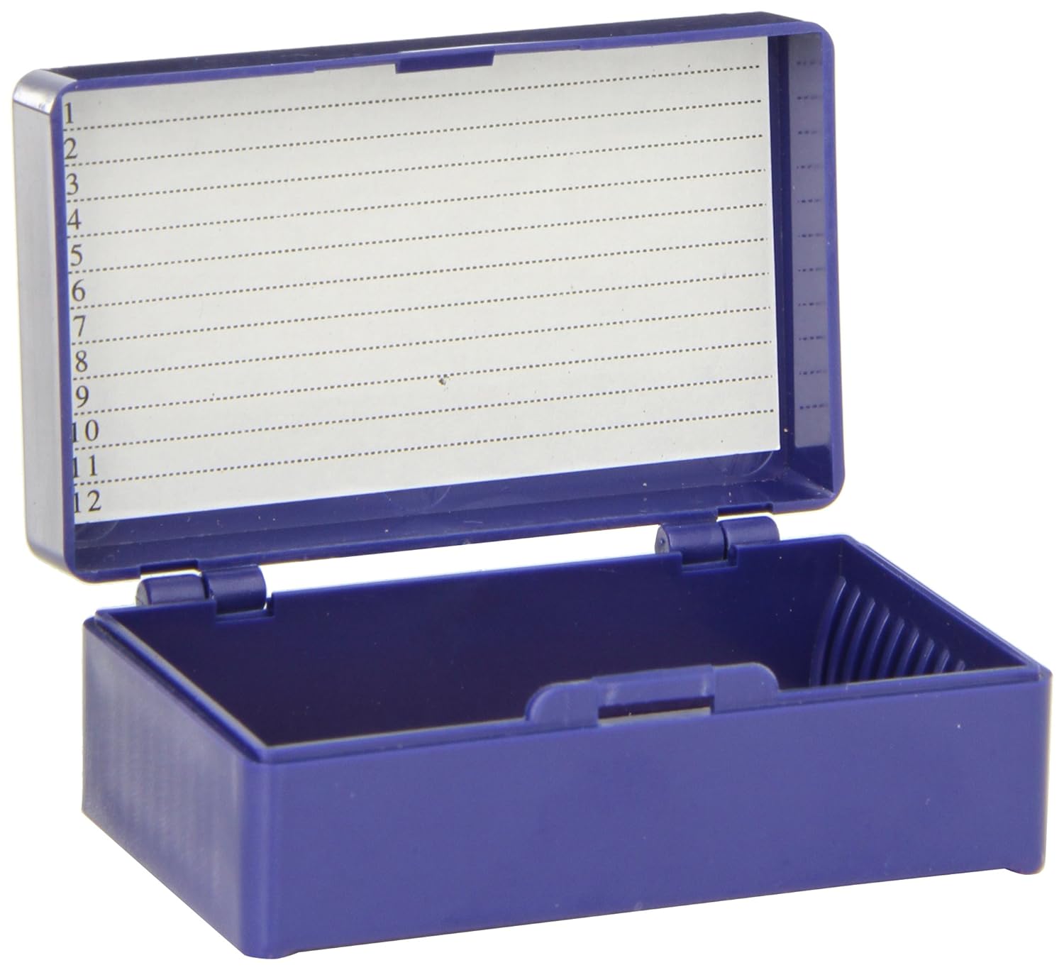 Ajax Scientific Plastic Slide Box, 12 Slide Capacity: Science Lab ...