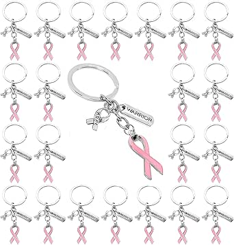 Amazon.com: PHAETON 20PCS Cancer Awareness Keychain Cancer Survivor ...