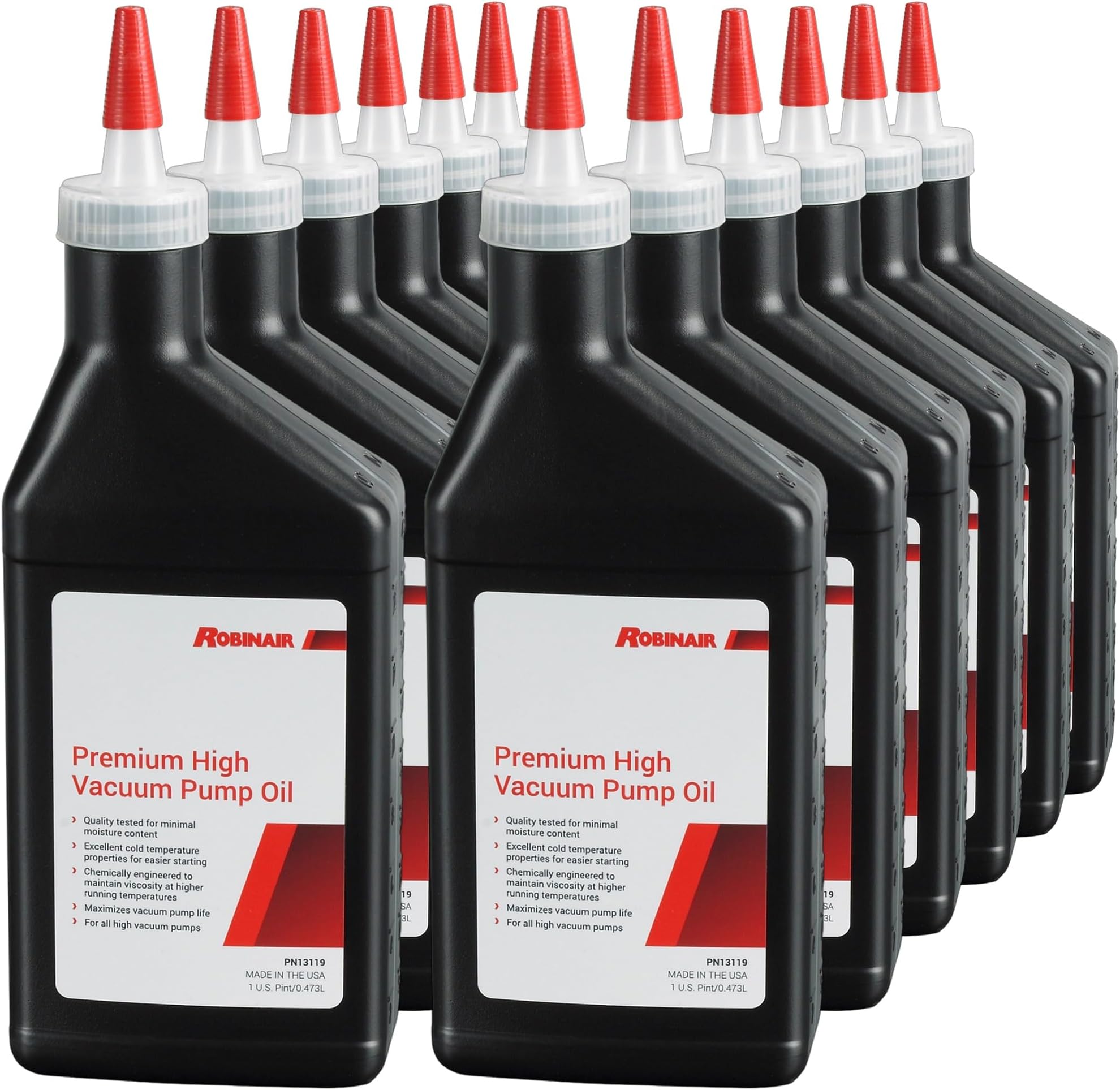 Amazon.com: Robinair 13119 Premium High Vacuum Pump Oil; 1 Pint (Pack ...