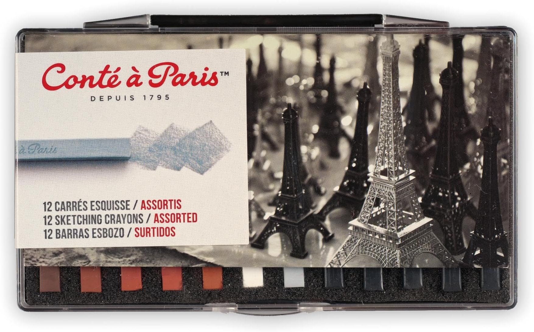 Conté à Paris Sketching Pencil - Sanguine (Pack of 6),White : Amazon.co ...