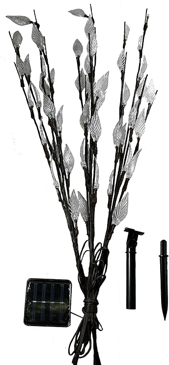 Cole & Bright Solar LED Branch Lights (Pack of 3) : Amazon.co.uk: Lighting