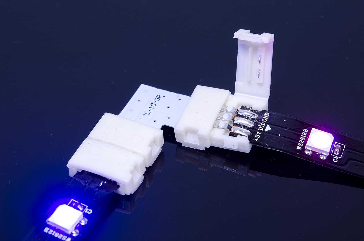 Amazon.com: ACROBOTIC 4-Pack WS2812B Strip 90-degree Corner Right Angle ...