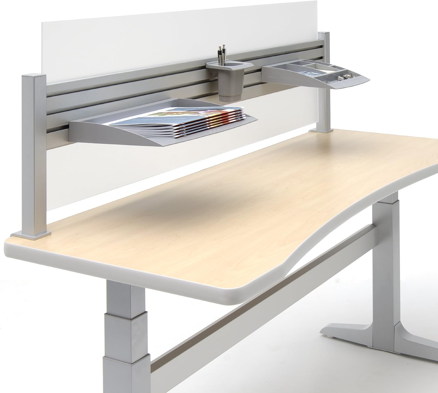 Amazon.com: Workrite Sierra Crank Rectangular Curved Front Workcenter ...