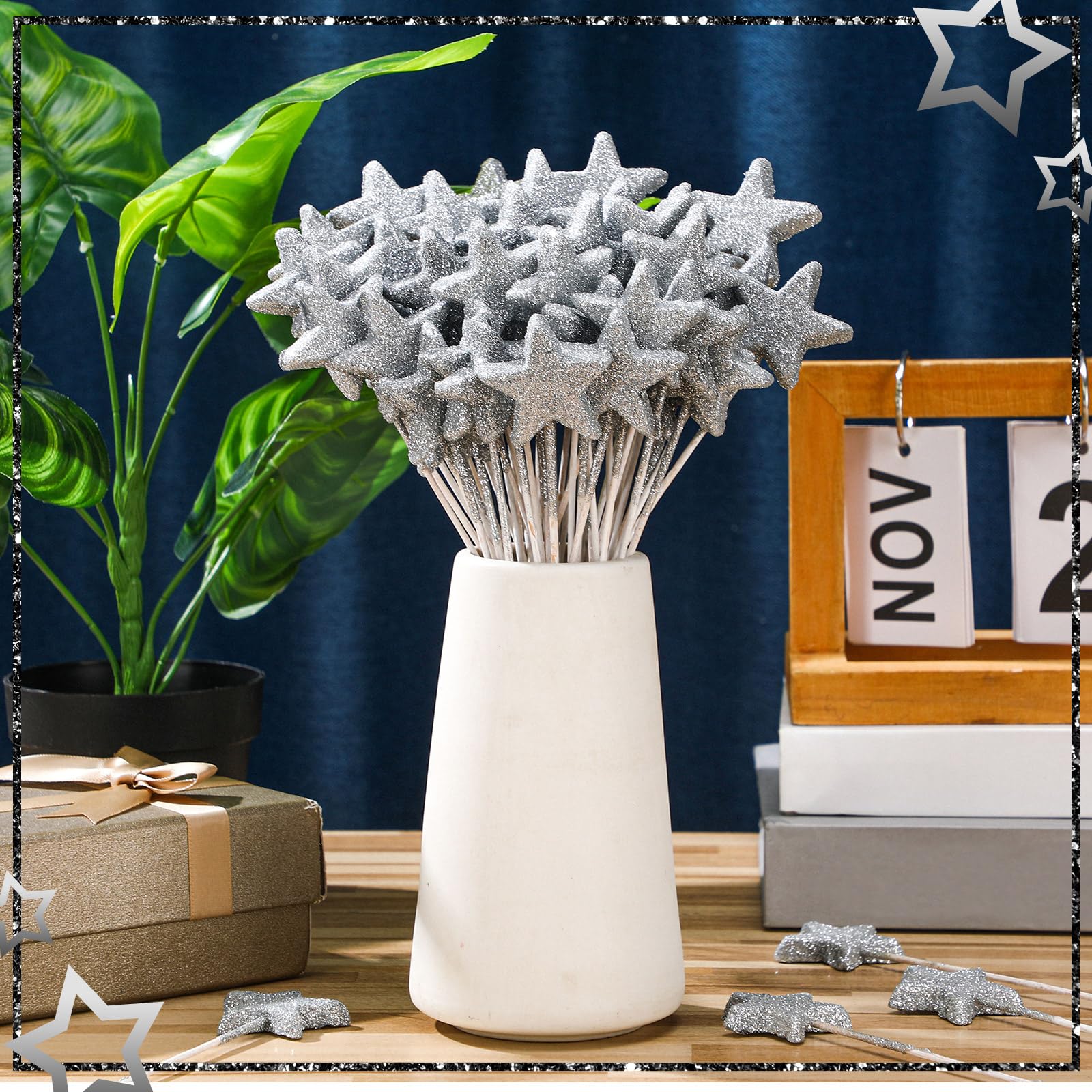 Silver Stick Centerpieces XV/sweet 16 Centerpiece | Sweet 16