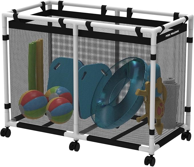 Amazon.com: POOL FELLOWS Pool Storage Bin, 142 Gallons, Holder for ...