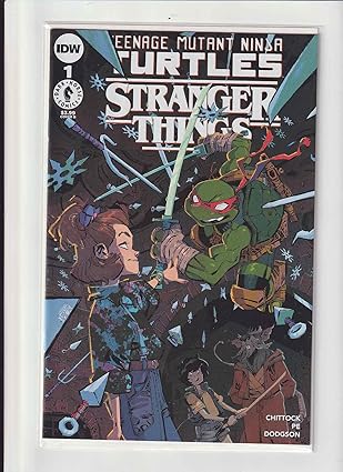 Teenage Mutant Ninja Turtles / Stranger Things #1: Cameron Chittock ...