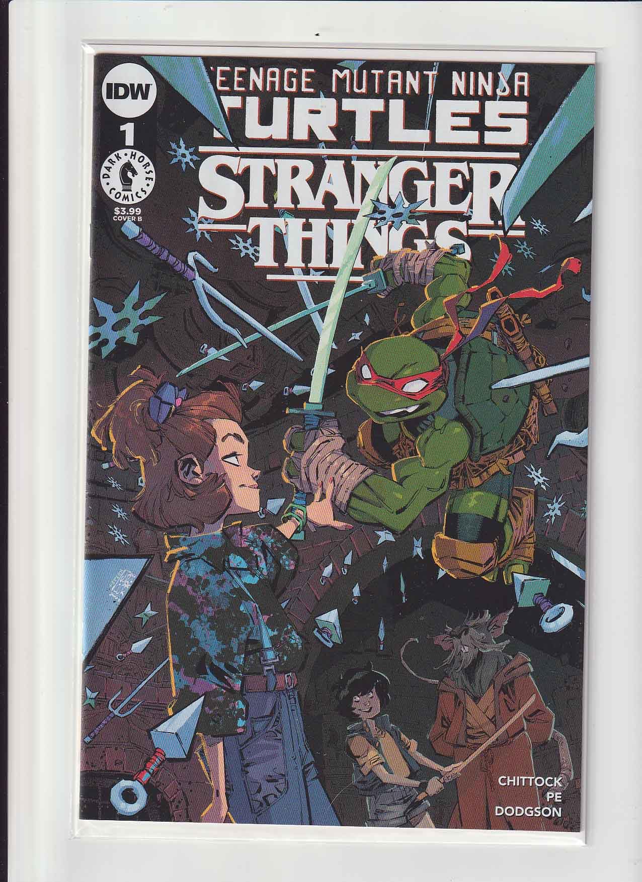 Teenage Mutant Ninja Turtles / Stranger Things #1: Cameron Chittock ...