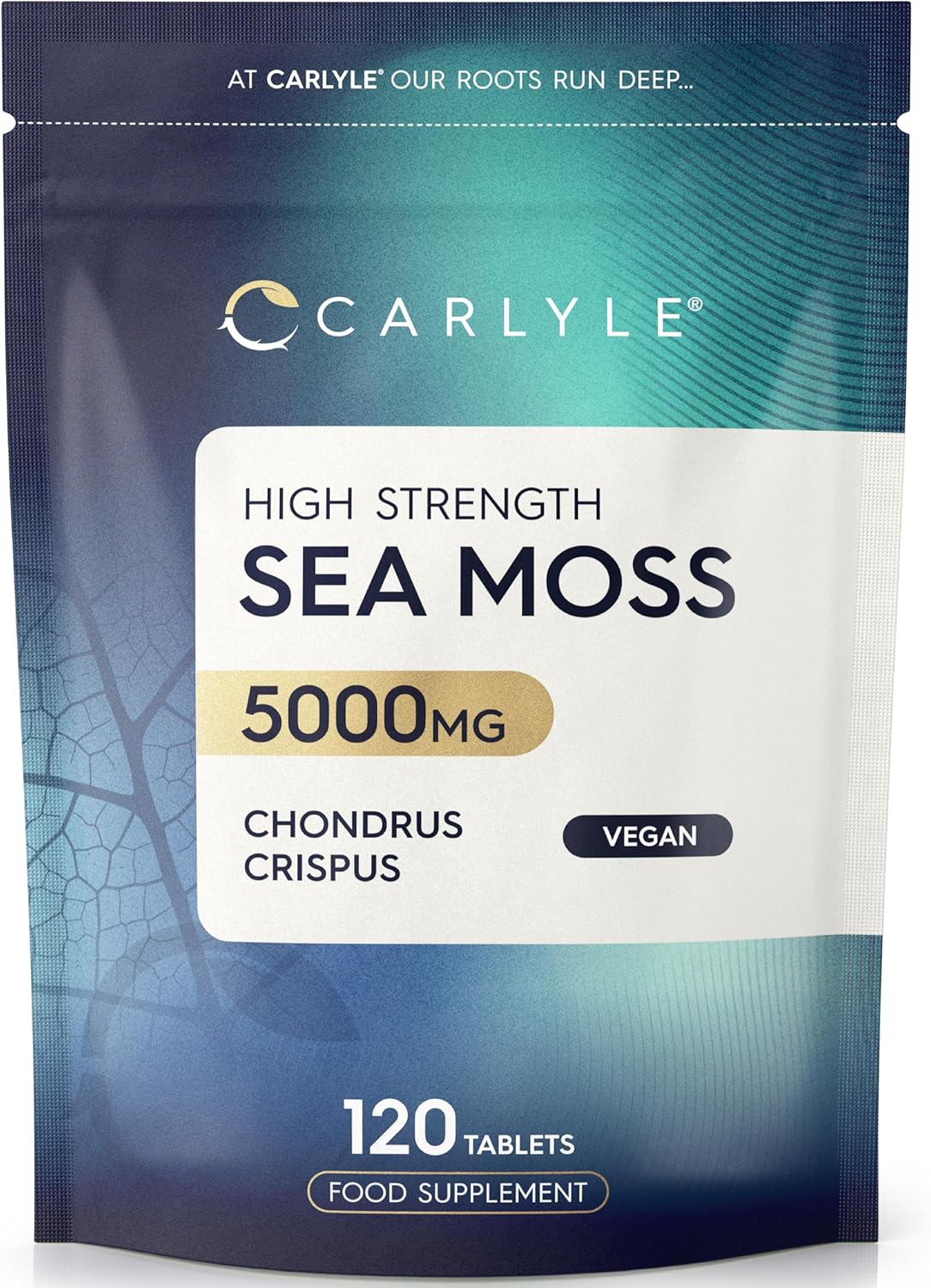 Sea Moss Tablets Extract 5000mg | High Strength Irish Sea Moss ...