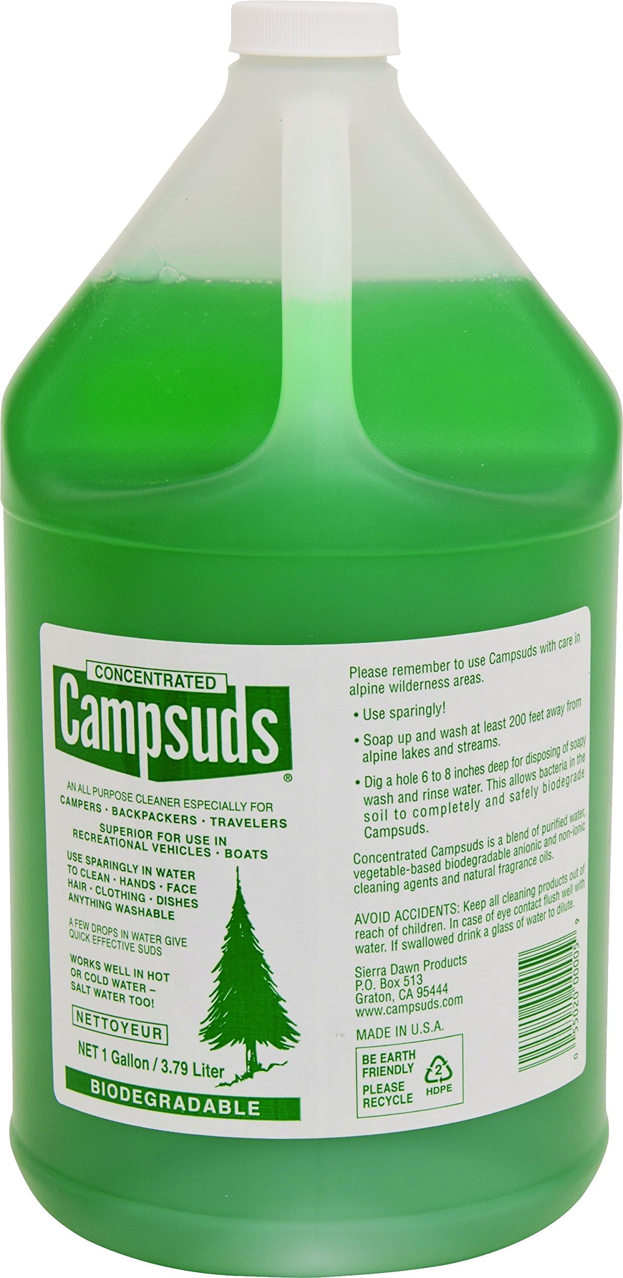 Amazon.com: CONCENTRATED CAMPSUDS Outdoor Soap - Environmentally ...