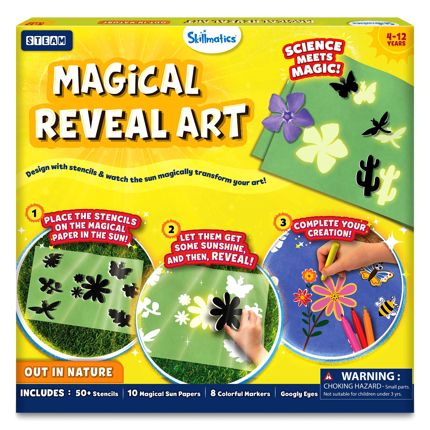 Snapklik.com : Skillmatics Paper Art Kit - STEM Craft Kit For Kids