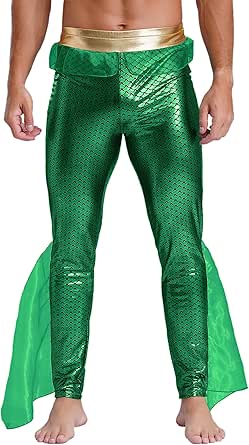 Amazon.com: Winnrchan Adult Men Merman Halloween Cosplay King of The ...