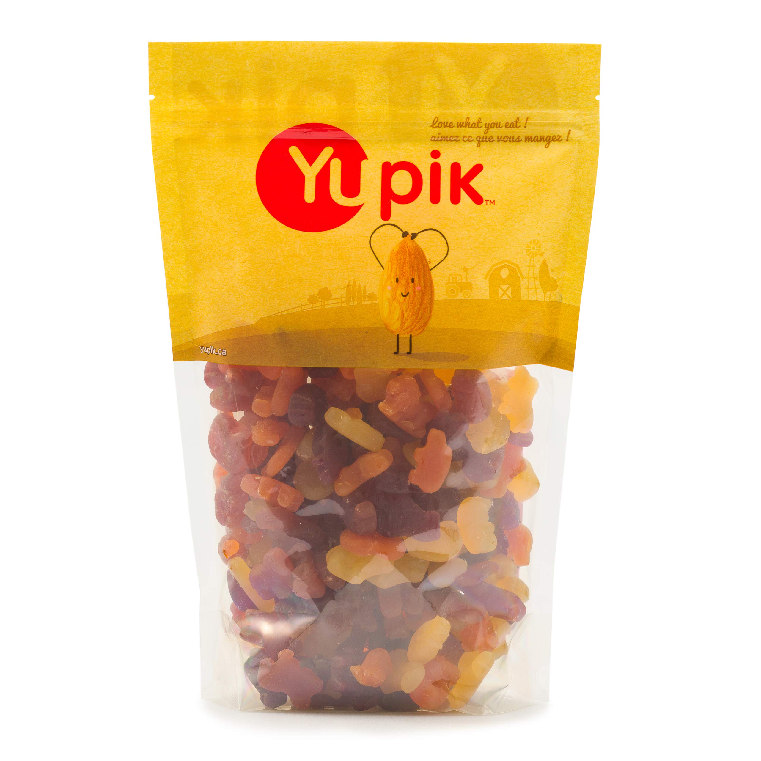 Yupik Jelly Zoo Animals, 1 kg, Kosher, Natural Fruit Flavors, Chewy ...
