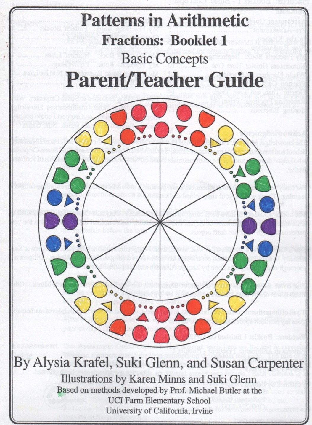 Patterns in Arithmetic: Fractions: Booklet 1 Parent/Teacher Guide ...