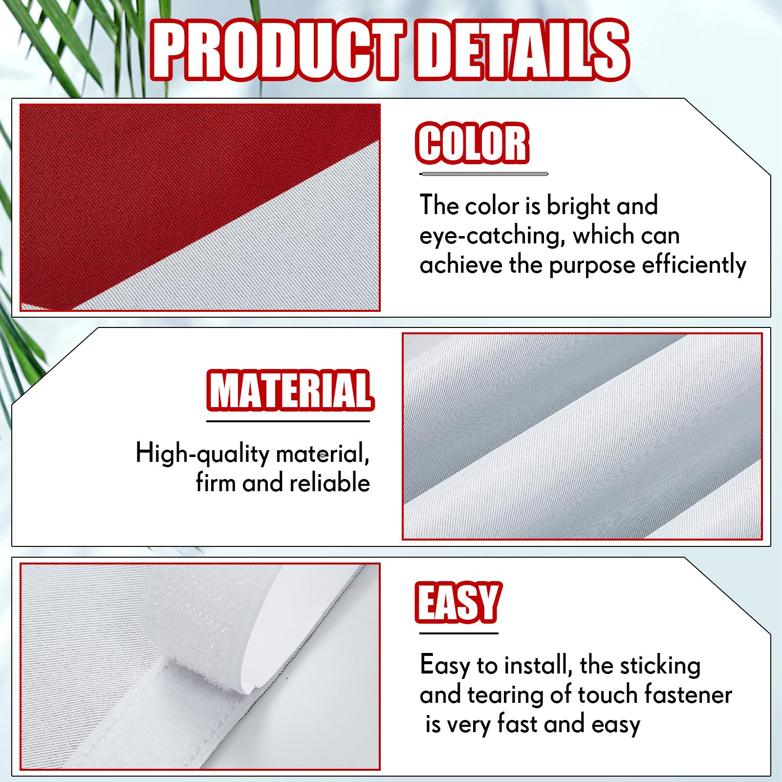Snapklik.com : 2 Pieces Door Guard Safety Banner 50 X 12 Inch ...